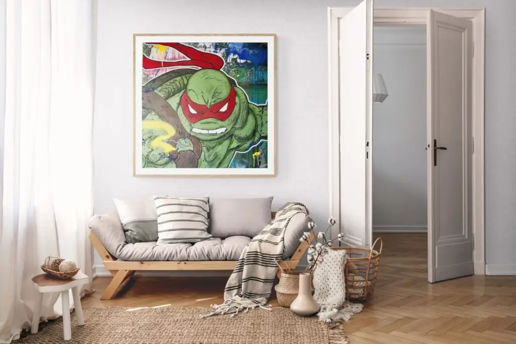 Ma dernière oeuvre "TMNT" - Pierre Colmain | Artiste Peintre Pop Art