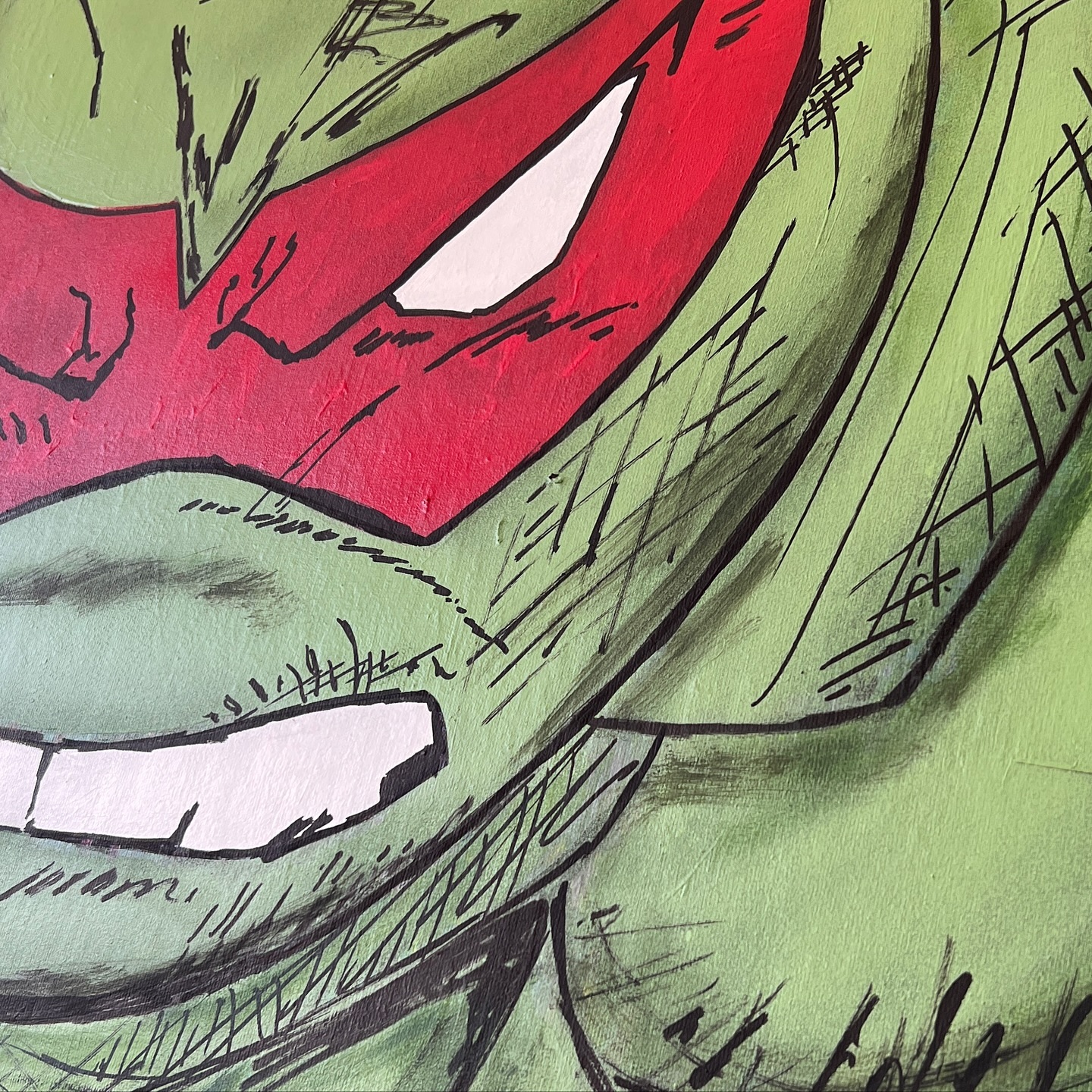 Ma dernière oeuvre "TMNT" - Pierre Colmain | Artiste Peintre Pop Art