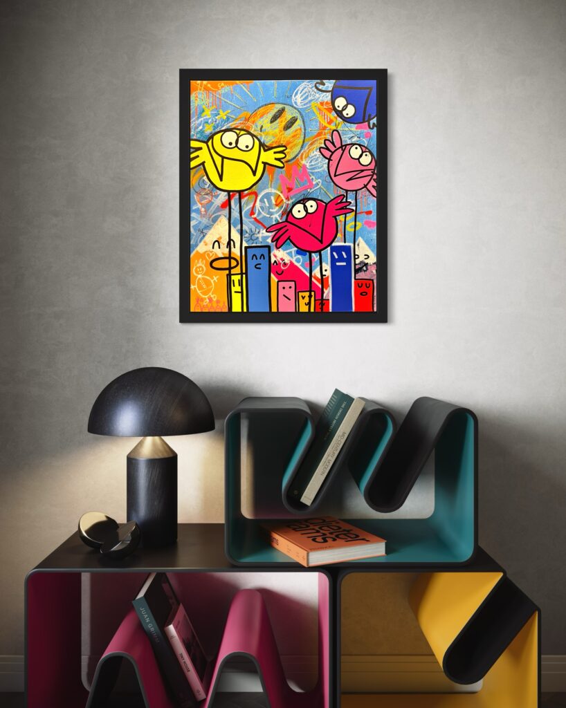 LA MONTAGNE - Pierre Colmain | Artiste Peintre Pop Art